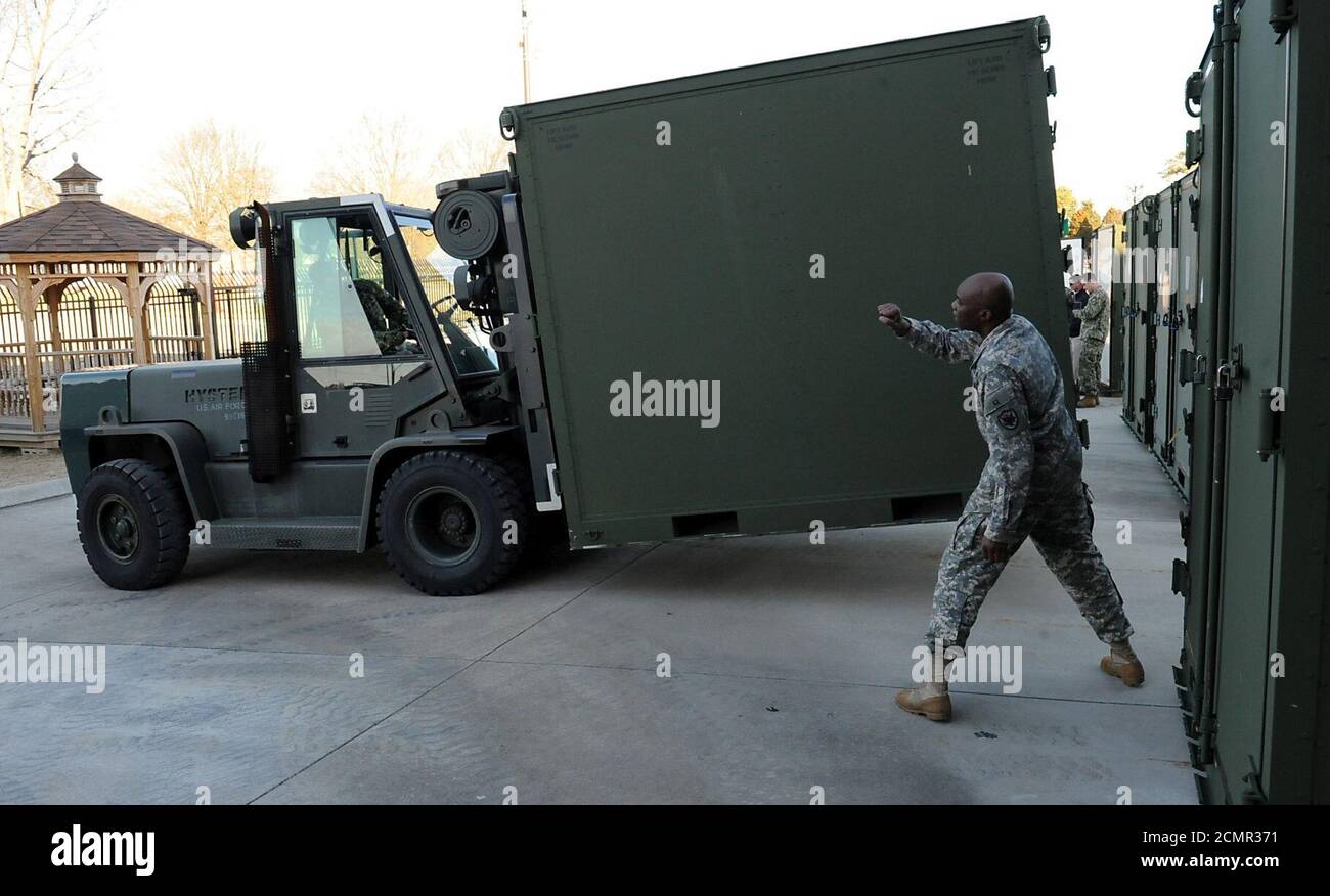Joint Task Force Civil Support conducts equipment load out 130320 Stock ...