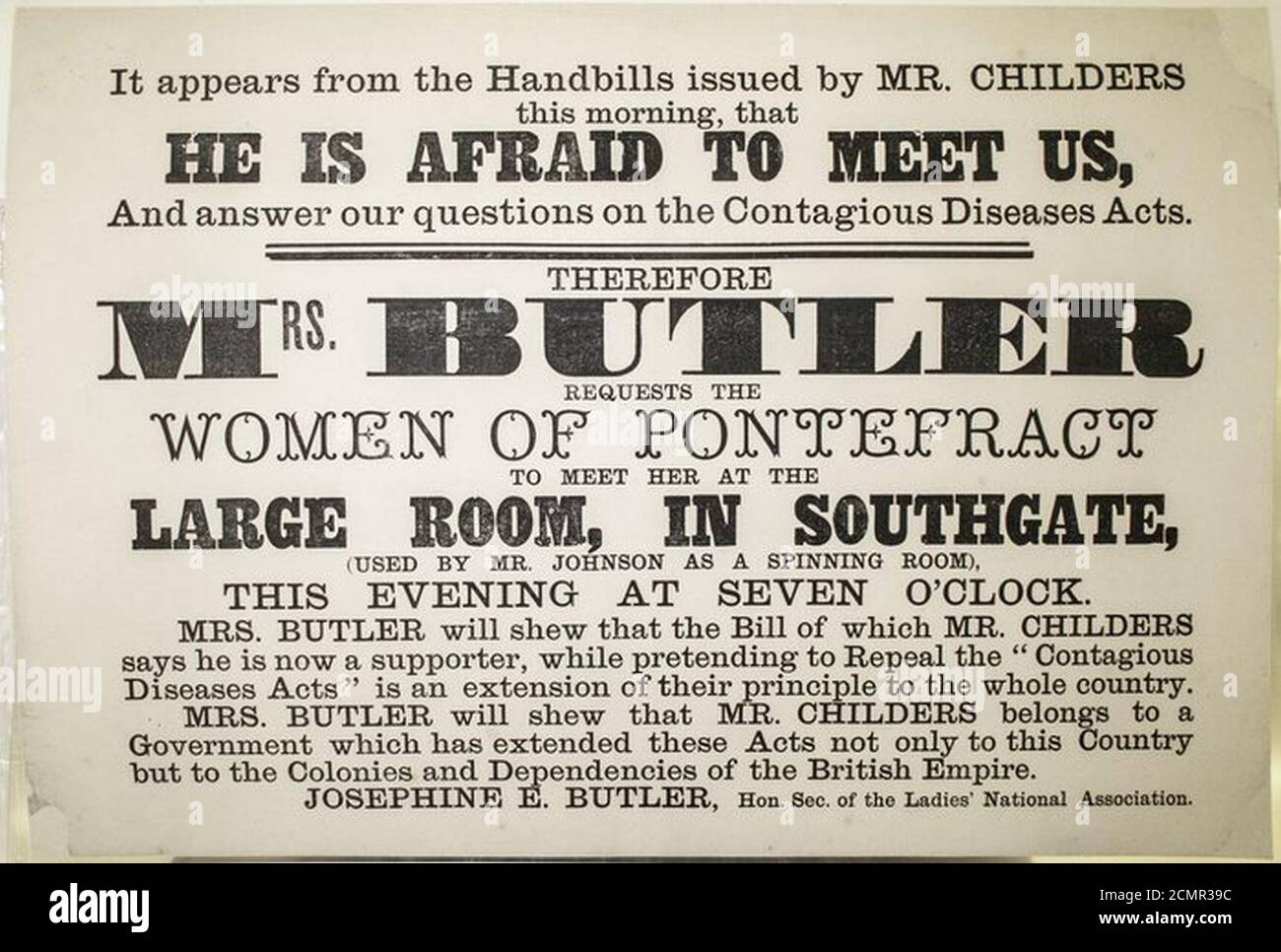 Josephine butler hi-res stock photography and images - Alamy