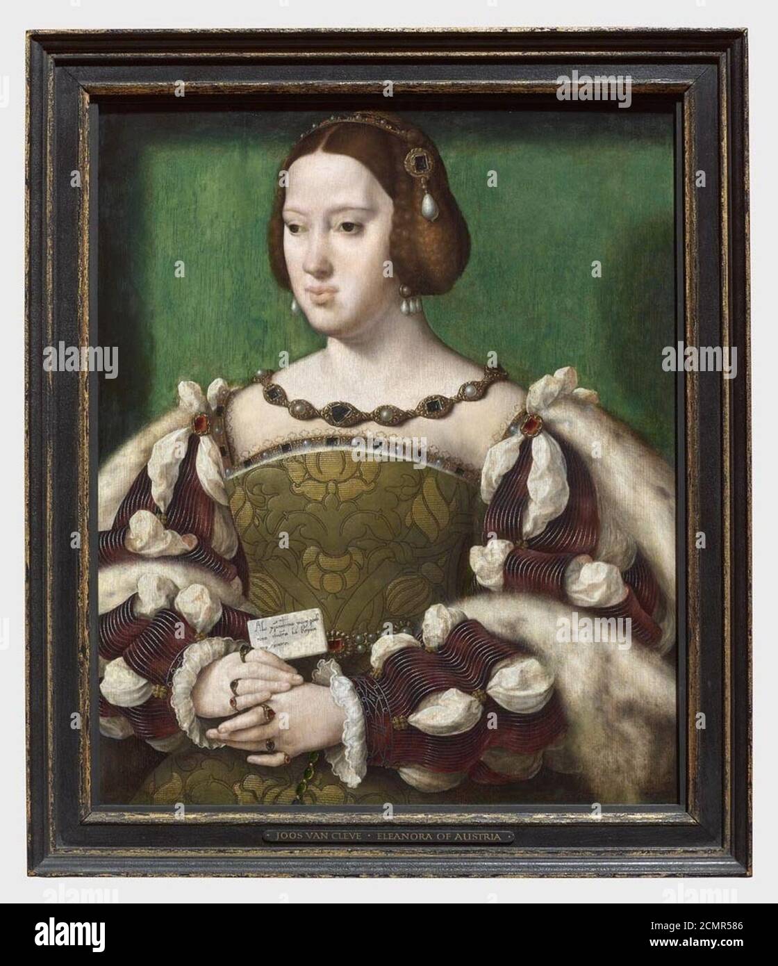 Joos van Cleve (d. 1540-41) - Eleanora of Austria, Queen of France ...
