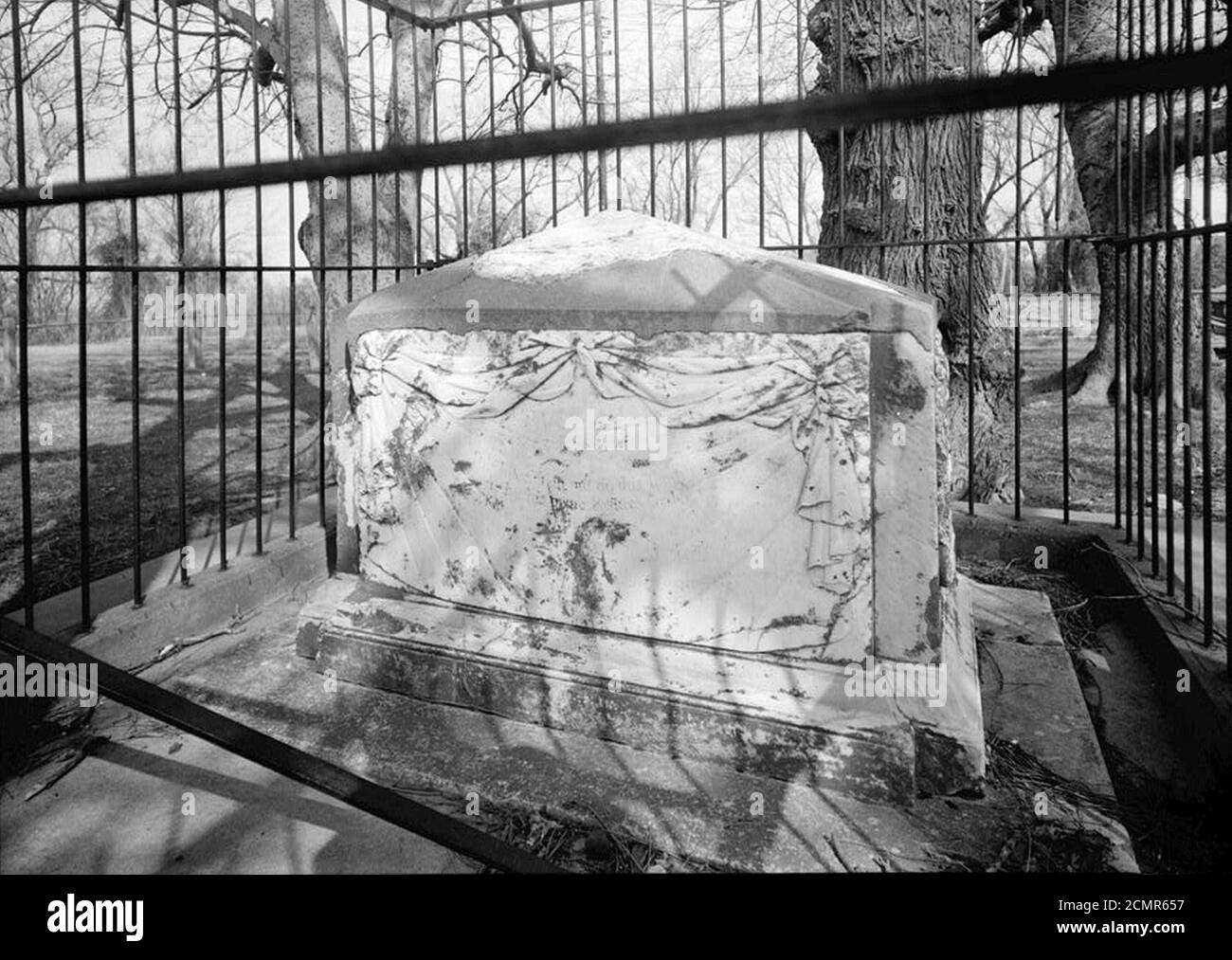 John Custis IV tomb HABS VA1 Stock Photo - Alamy
