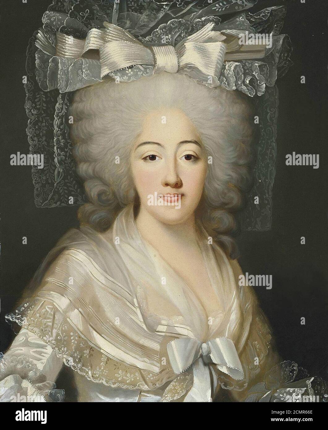 Joseph Boze - Portrait de Marie-Joséphine-Louise de Savoie Stock Photo ...