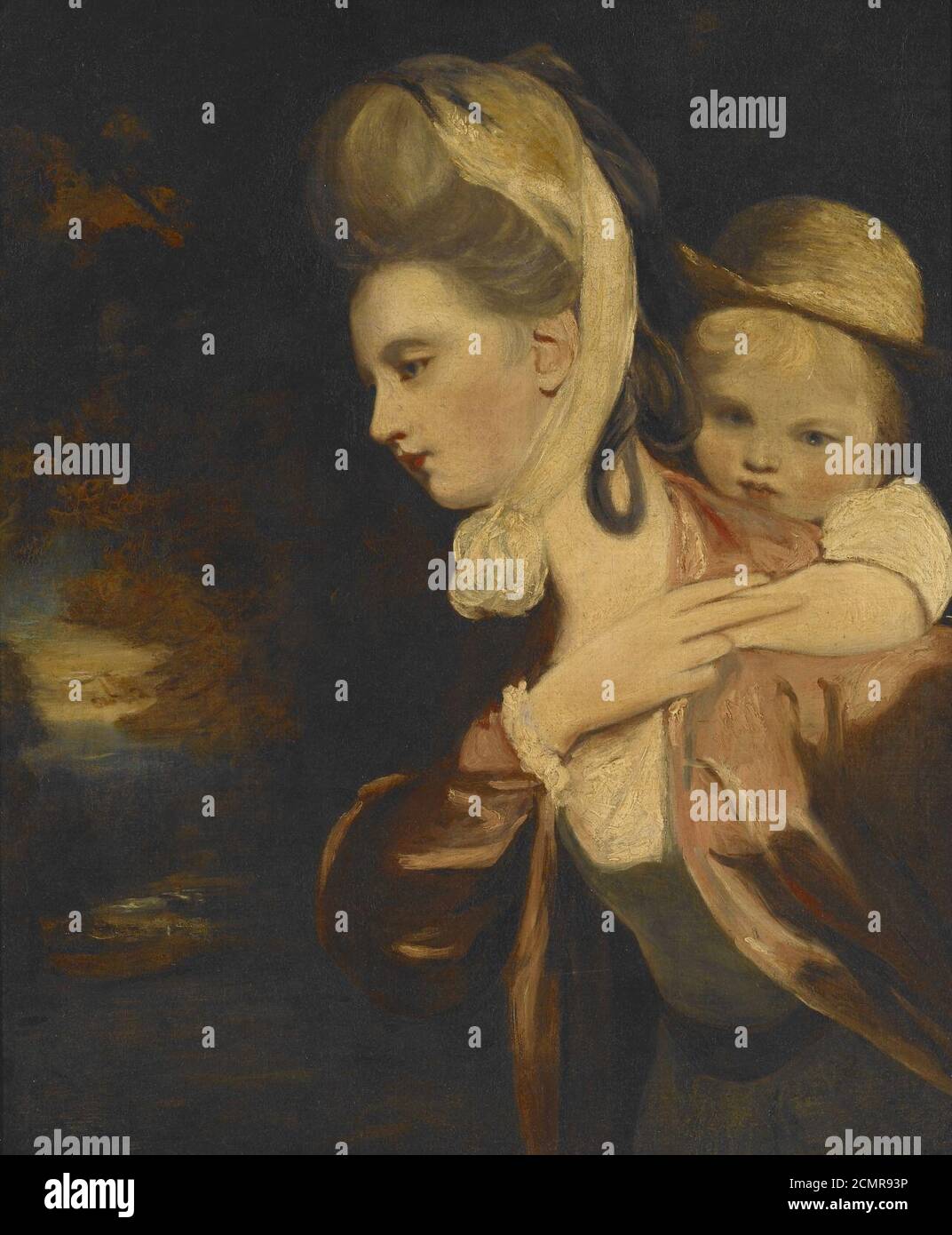 Joshua Reynolds - Pick-a-Back (Mrs. Payne Gallaway and Child) (copy of ...