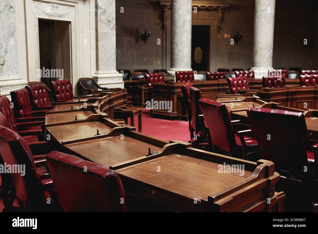 Empty senate chamber hi-res stock photography and images - Alamy