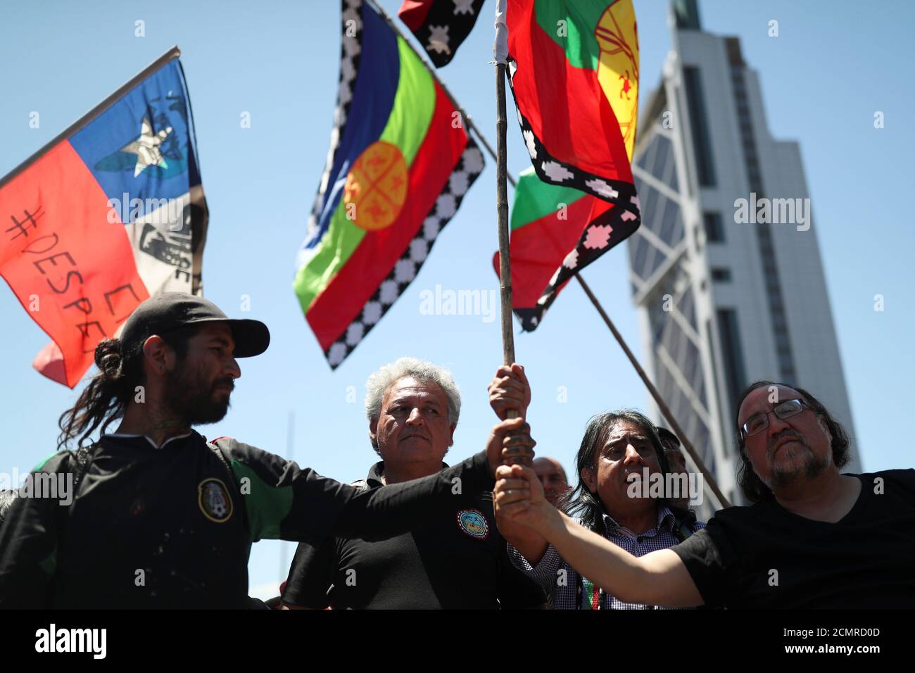 Mapuche demonstration hi-res stock photography and images - Alamy