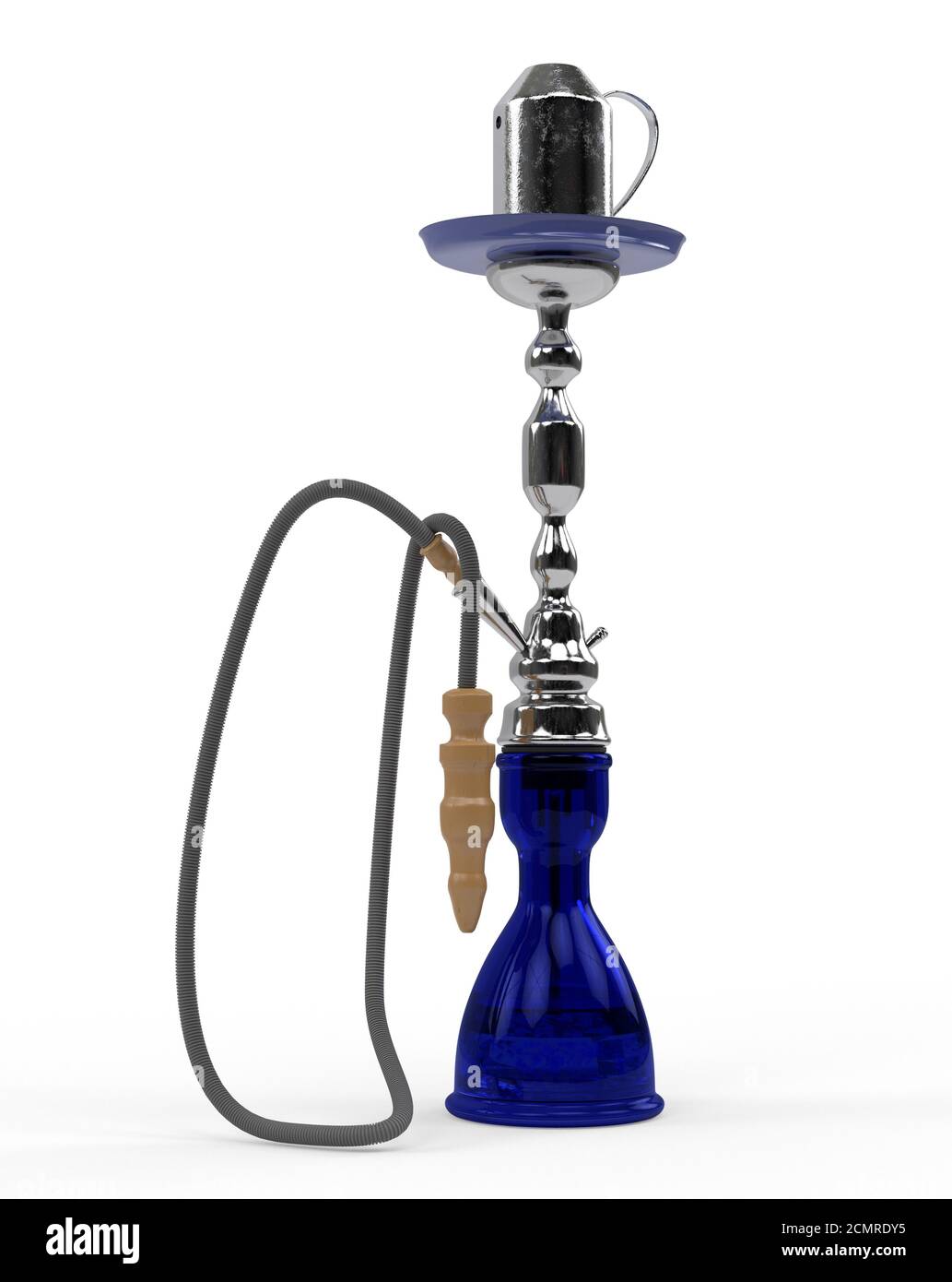 East relax blue shisha for smoking tobacco from glass and metall ...