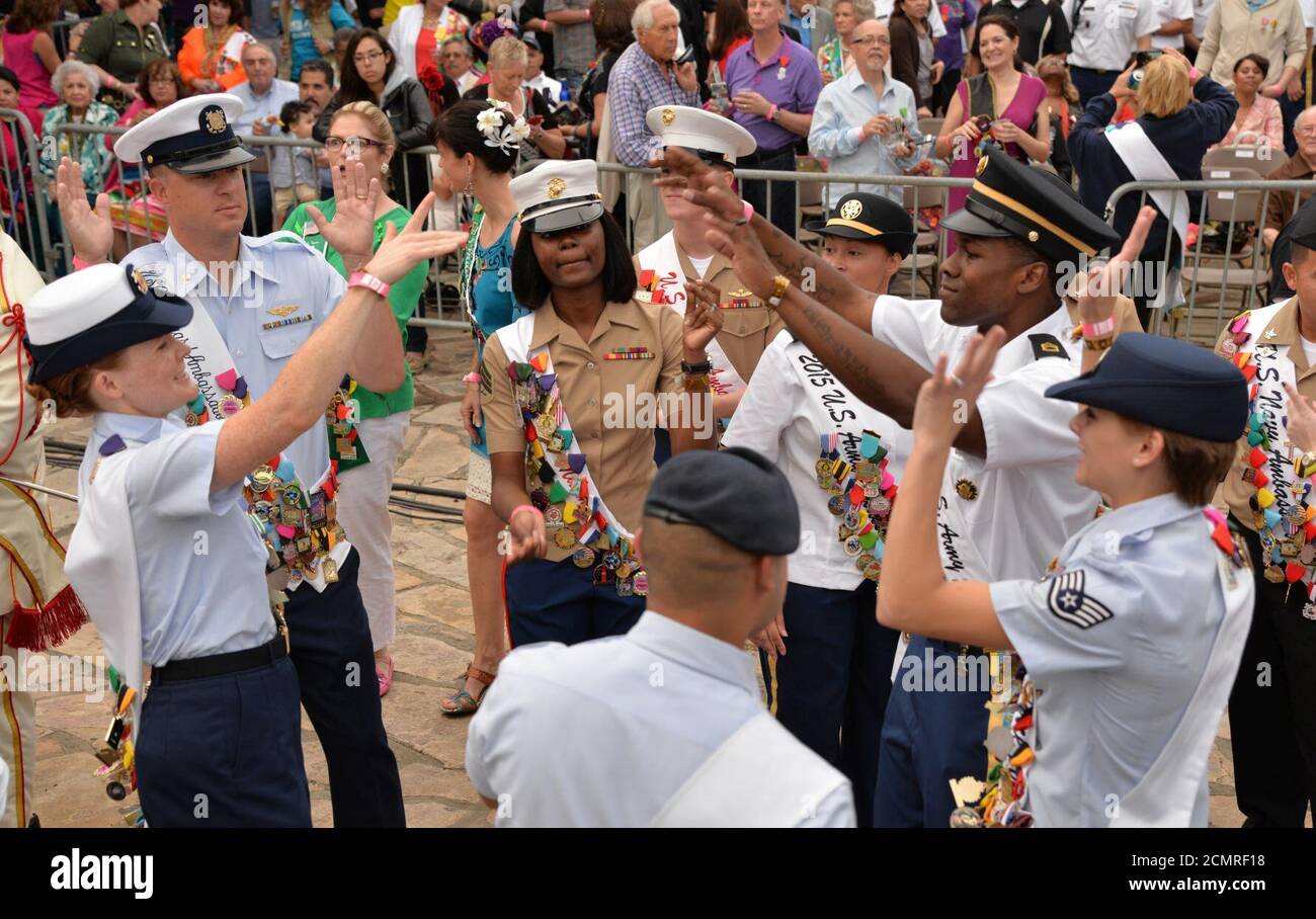Joint Base San Antonio military ambassadors join Fiesta royalty ...