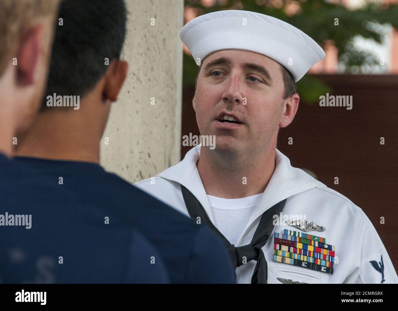 Joint oath of enlistment ceremony 150926 Stock Photo - Alamy