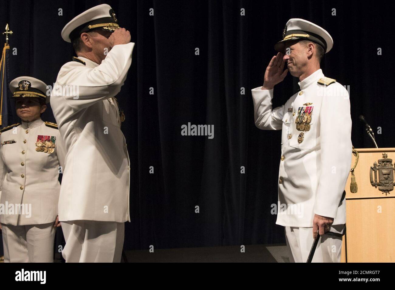 Jonathan Greenert and John Richardson, Chief of Naval Operations change ...