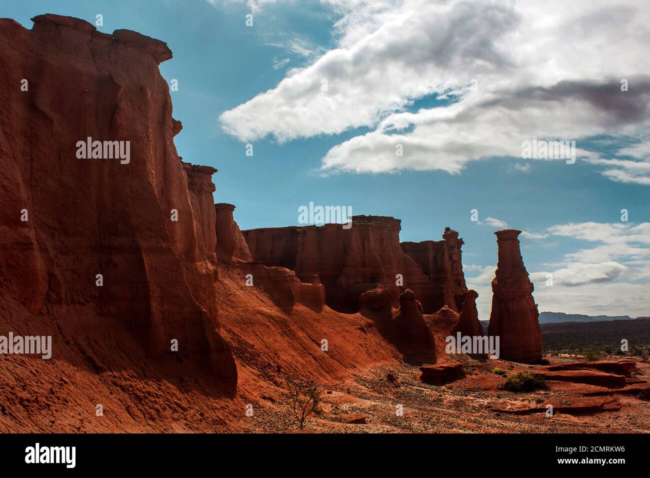 Landscape in Talampaya National Park Stock Photo - Alamy