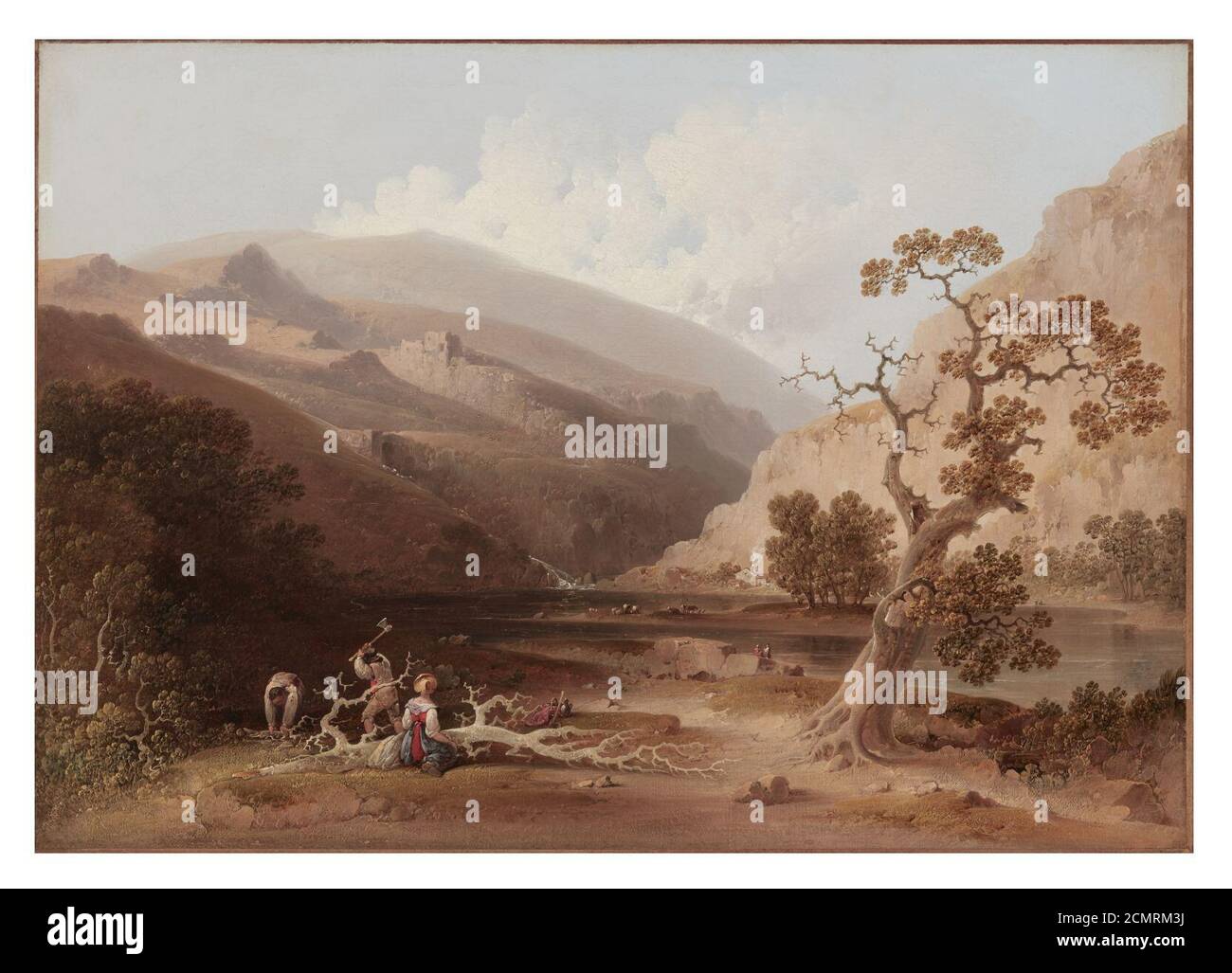 Joshua Shaw - The Pioneers Stock Photo - Alamy