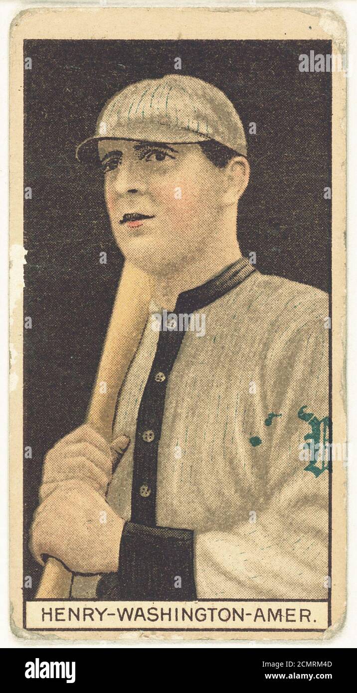 John Henry, Washington Nationals, baseball card portrait Stock Photo - Alamy