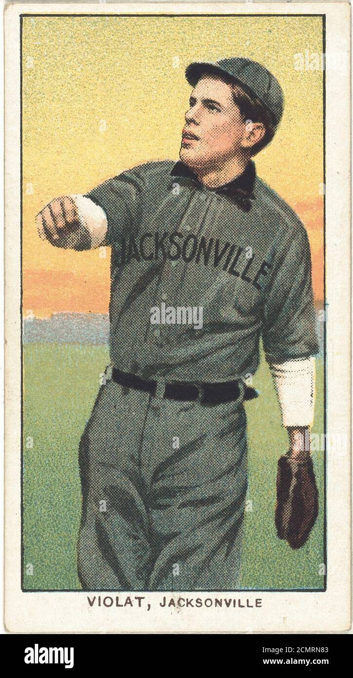Juan Viola, Jacksonville team, baseball card portrait Stock Photo - Alamy