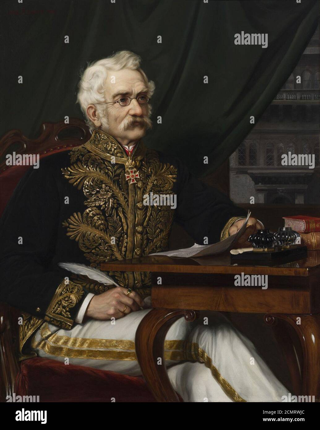 Josef Allmer - Moritz Kaiserfeld von Blagatinschegg Stock Photo - Alamy