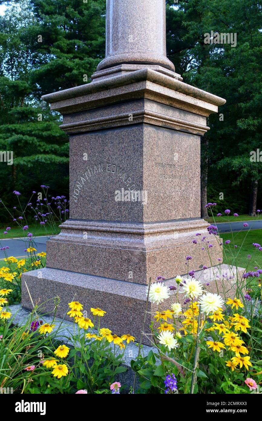 Jonathan Edwards Monument - Stockbridge, Massachusetts Stock Photo - Alamy