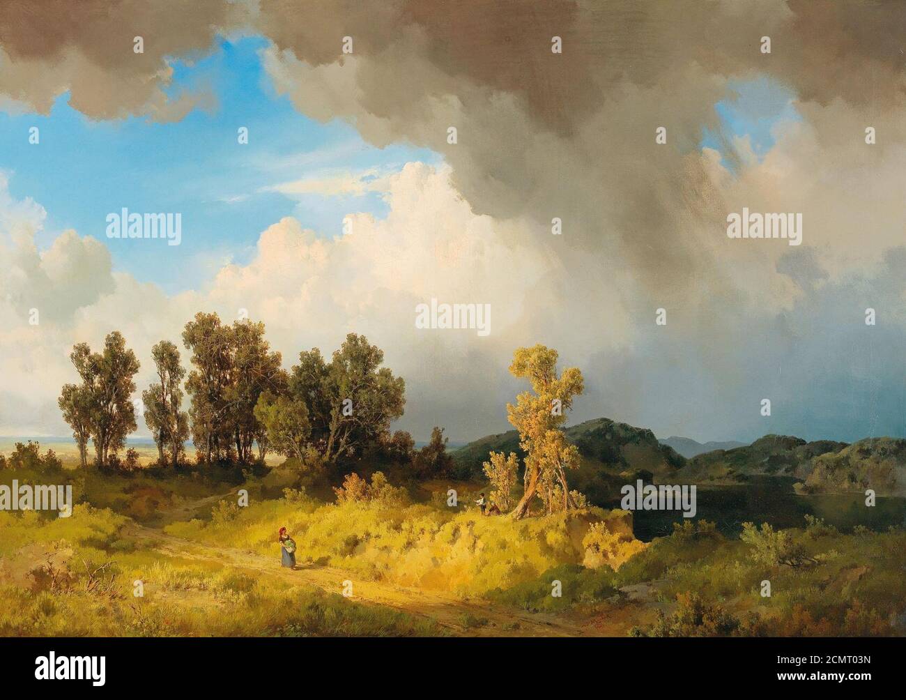 Josef Brunner - Gathering Storm Stock Photo - Alamy