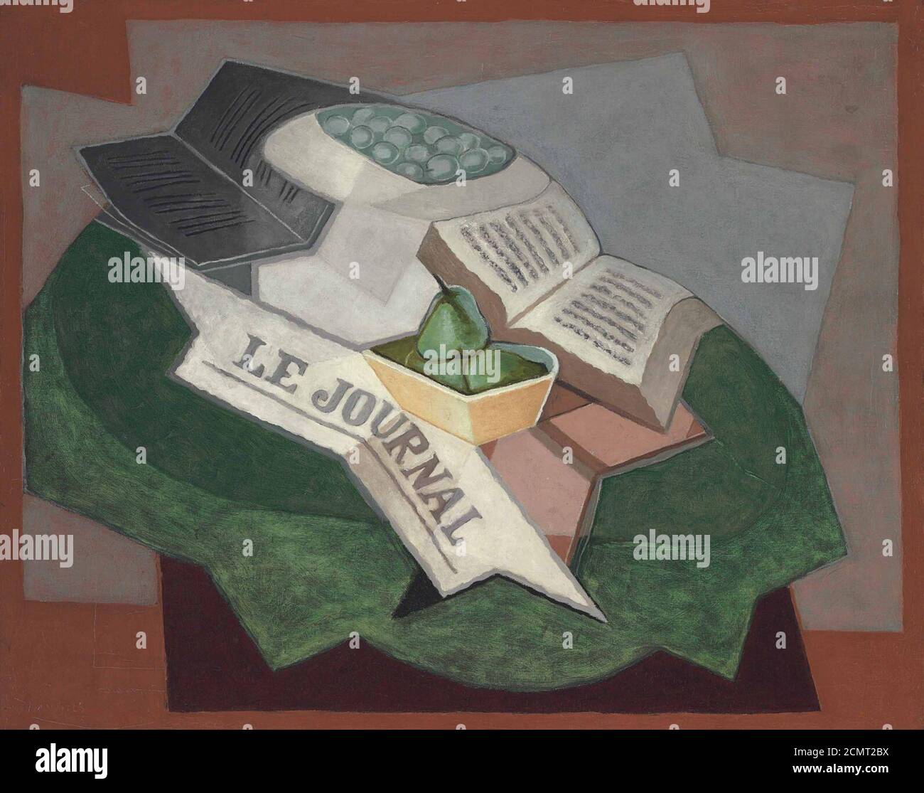 Juan gris le tapis vert Stock Photo - Alamy