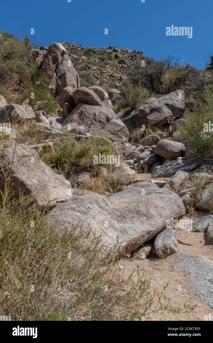 Sandia mountain trails hi-res stock photography and images - Alamy