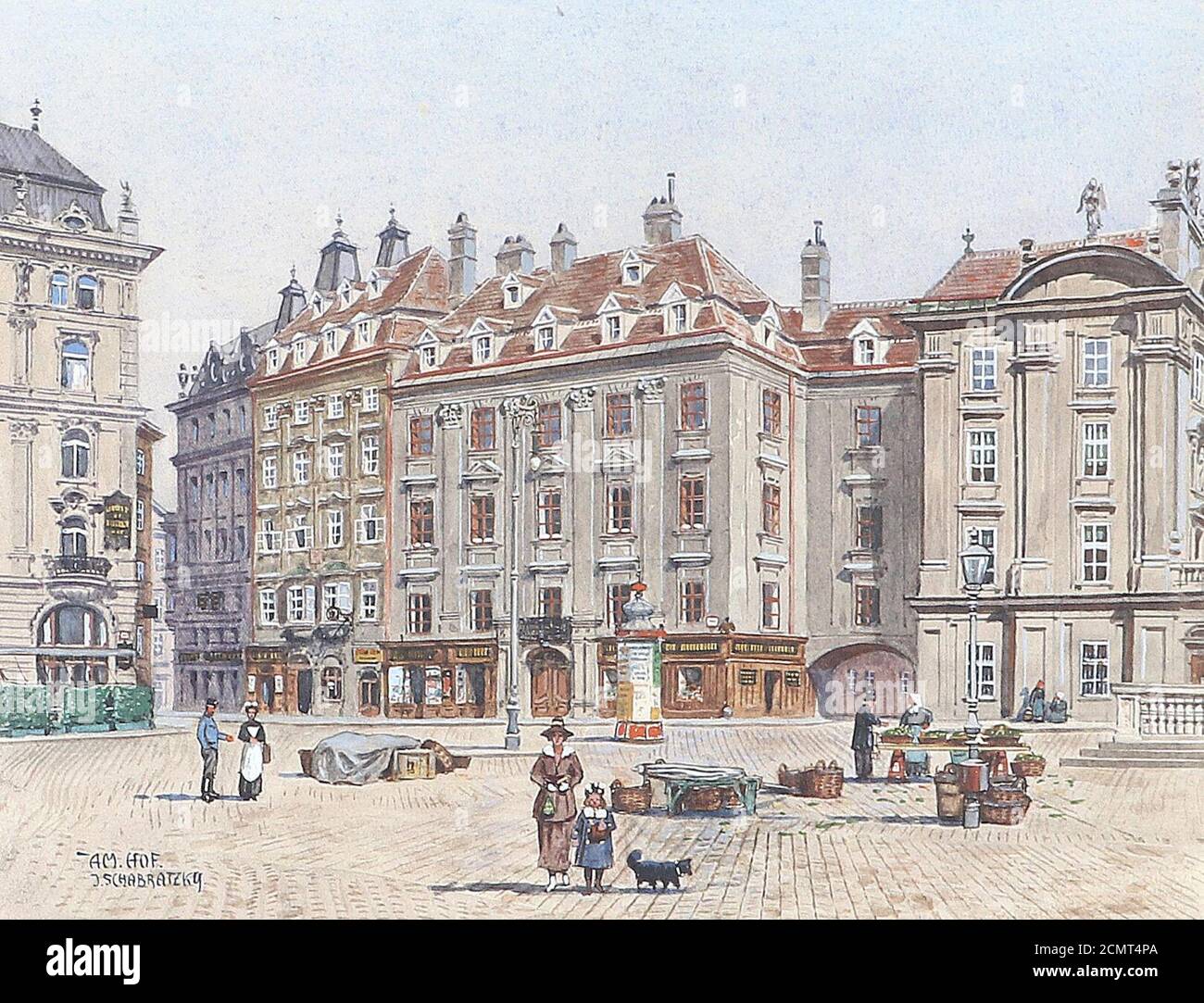 Josef Schabratzky - Am Hof Stock Photo - Alamy