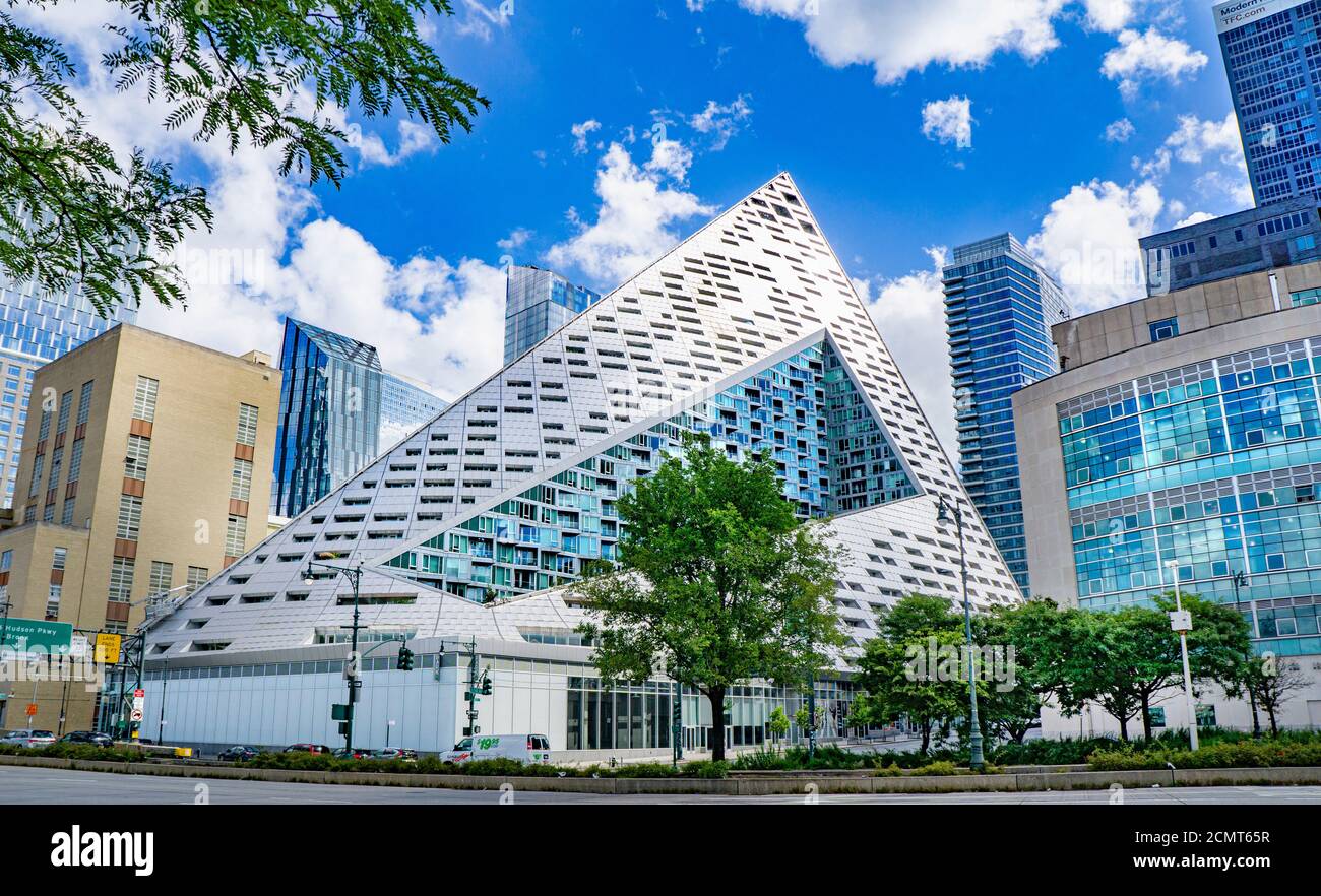 VIA 57 West Apartment Building, New York City, New York, USA Stock ...