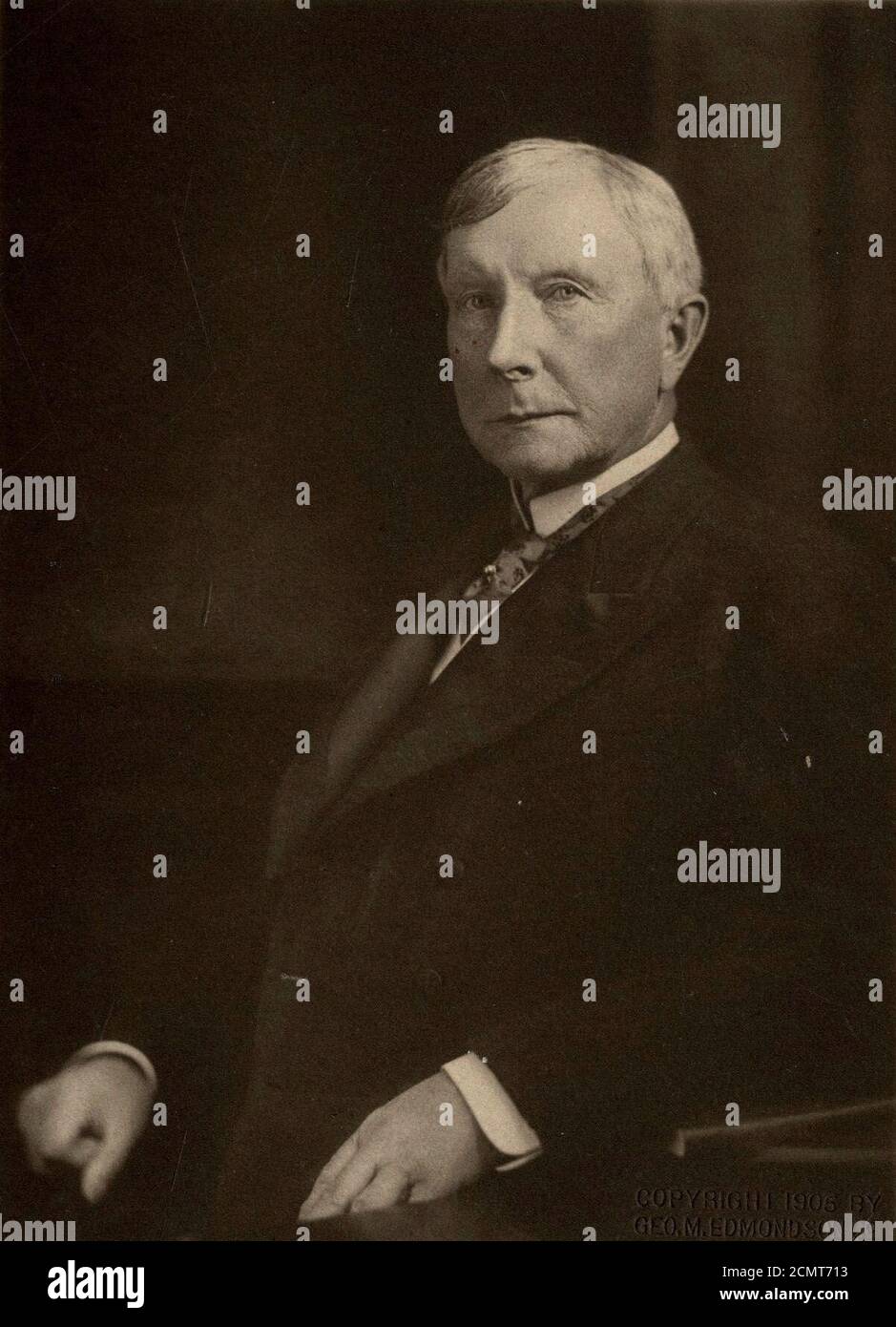 John D Rockefeller by George Edmondson, 1905 Stock Photo - Alamy