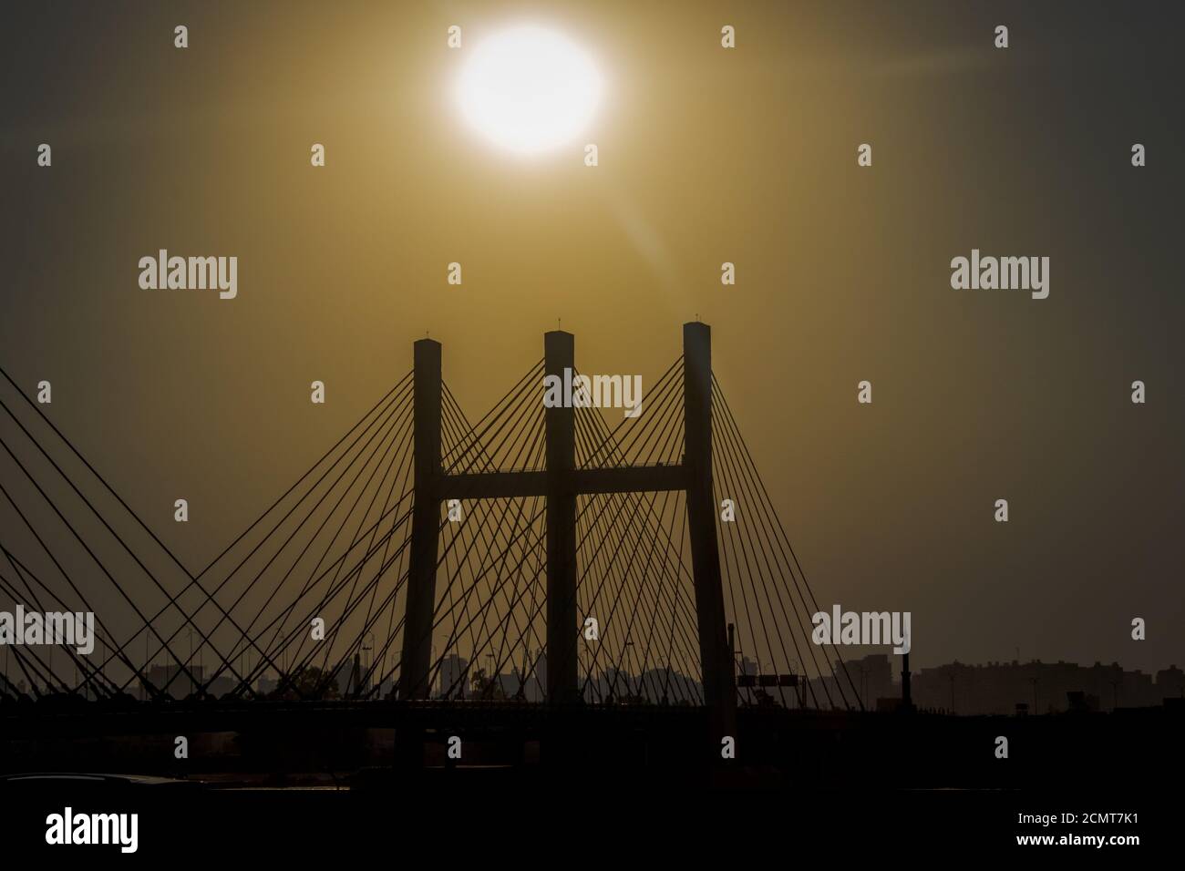 Cable Stayed Bridge Stock Photo - Alamy
