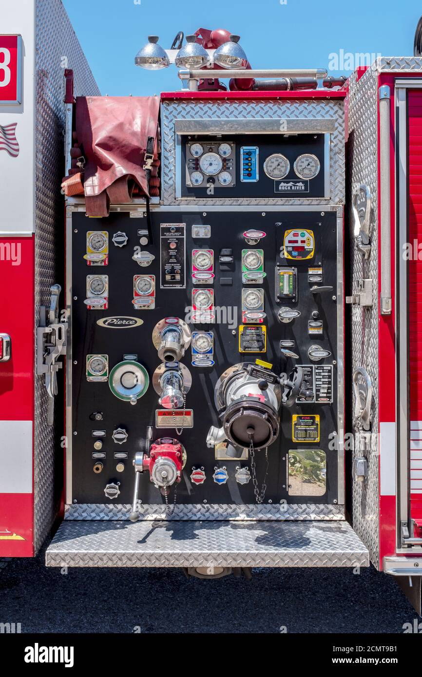 Fire truck control panel hi-res stock photography and images - Alamy