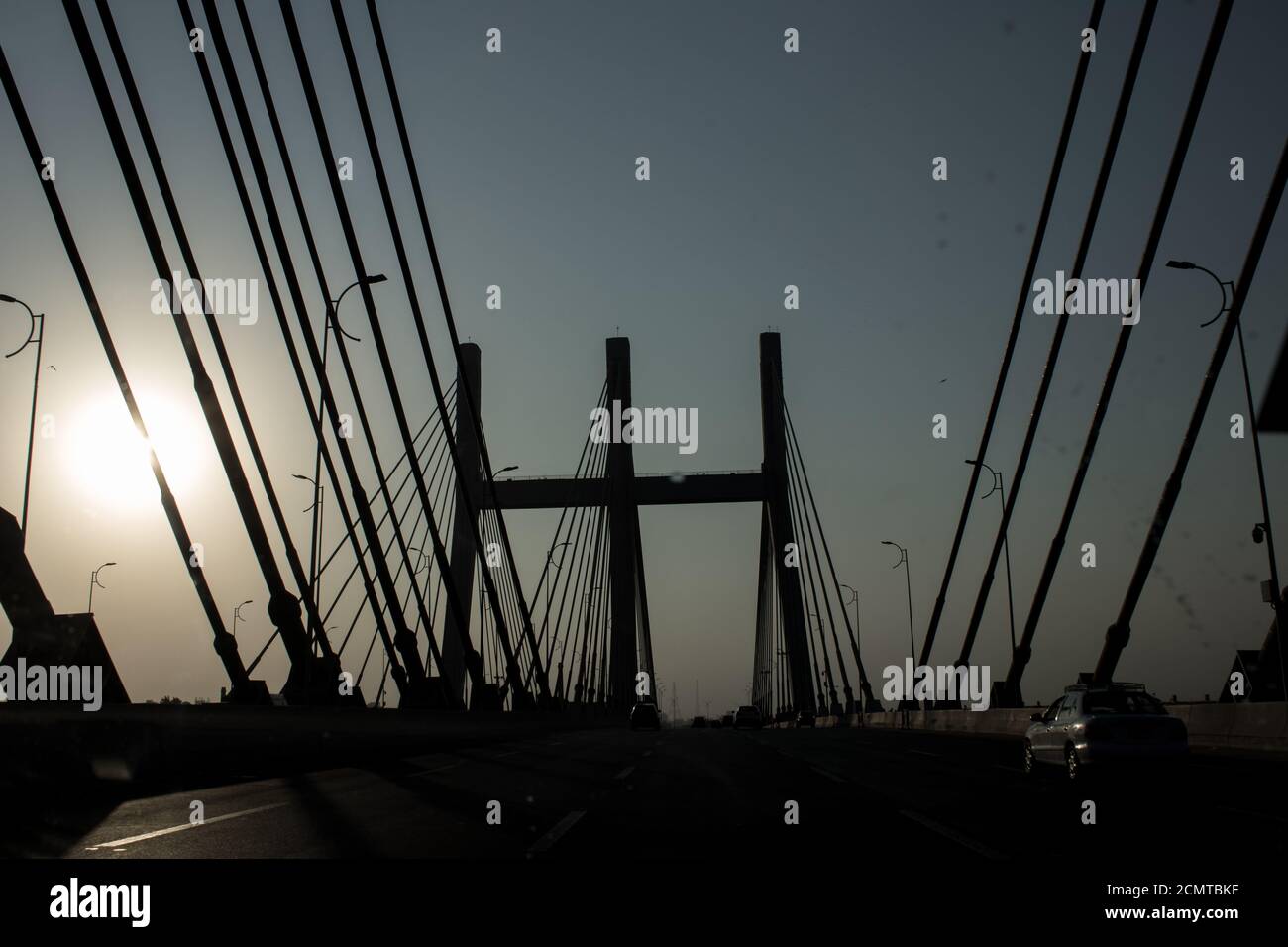 Cable Stayed Bridge Stock Photo - Alamy