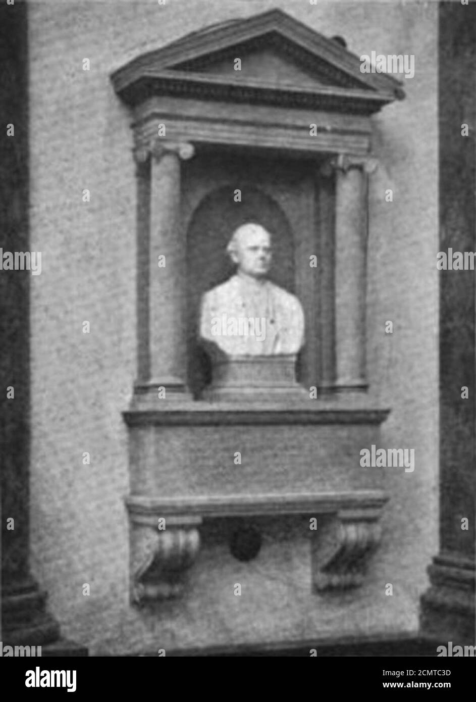 Judge Allison bust by August Zeller Stock Photo - Alamy