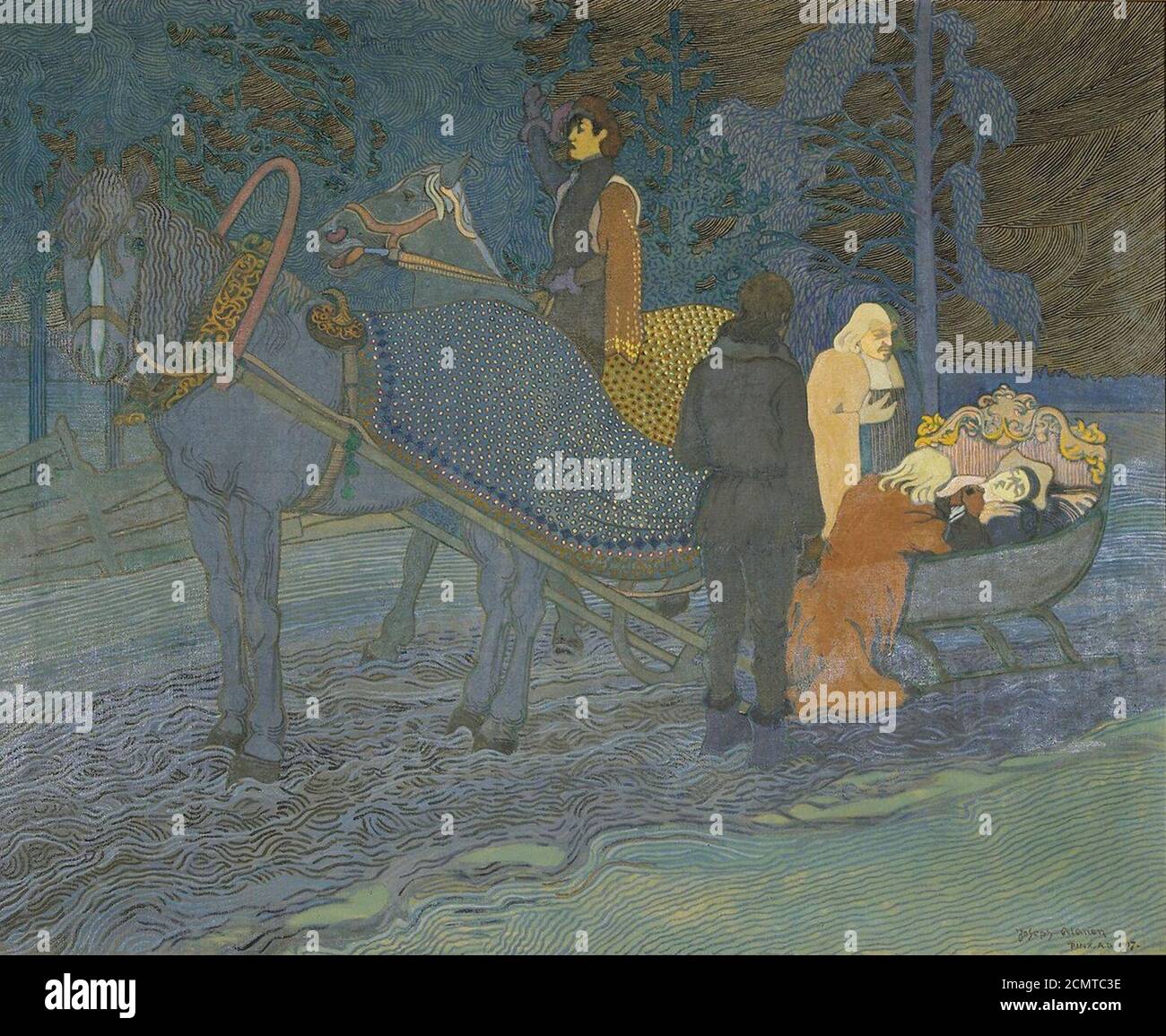 Joseph Alanen - The Death of Agricola Stock Photo - Alamy