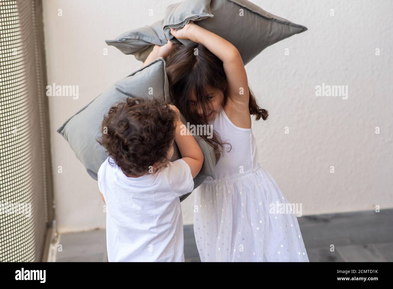 Children Pillow Fight