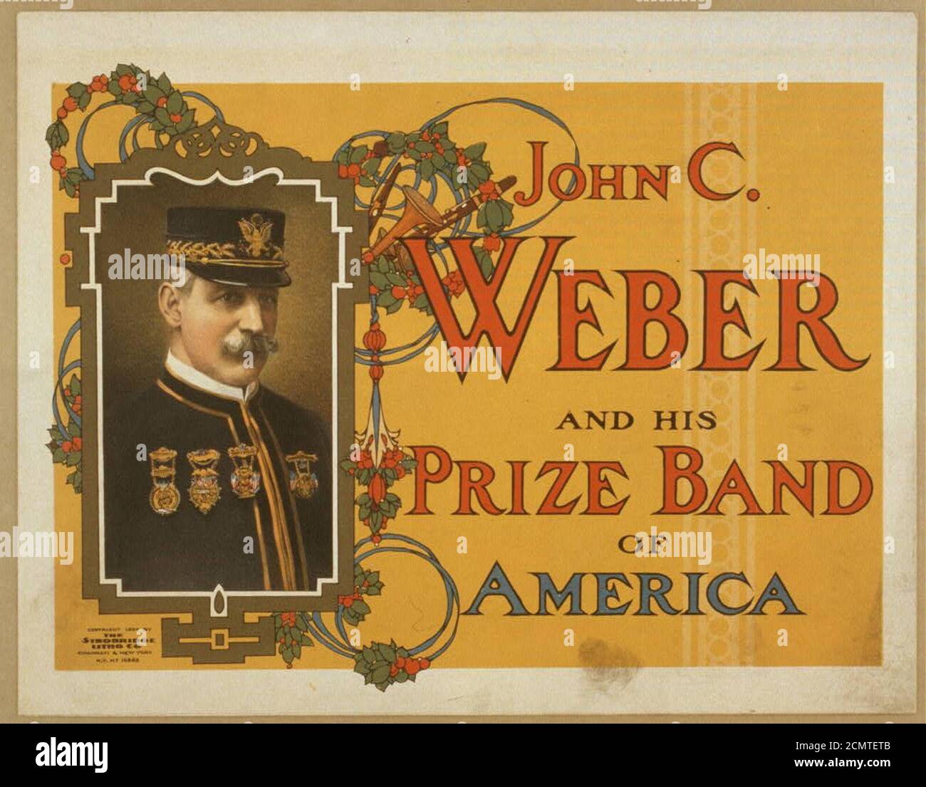 John C. Weber and his prize band of America Stock Photo - Alamy