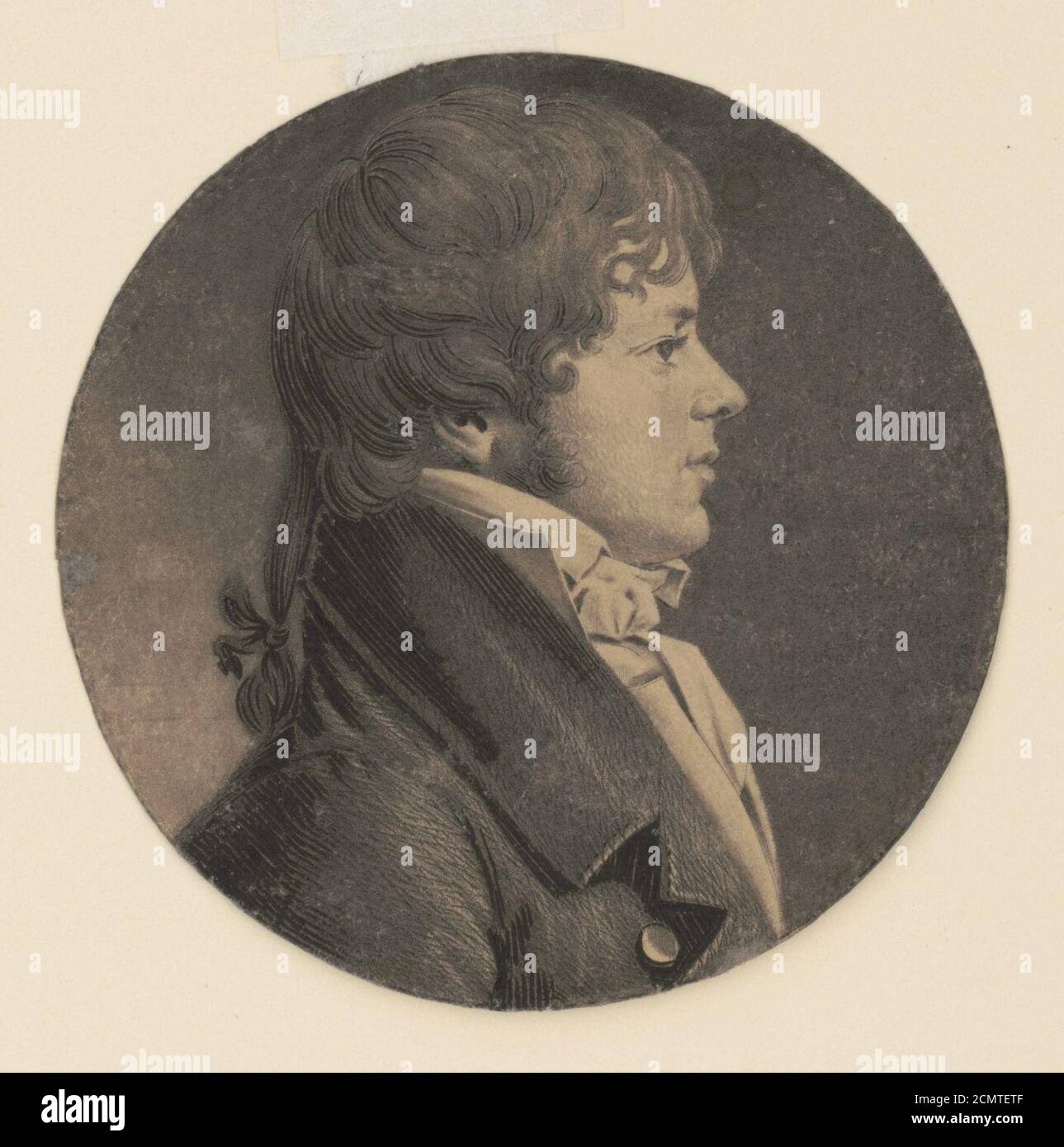 John C. Hubner, head-and-shoulders portrait, right profile Stock Photo ...