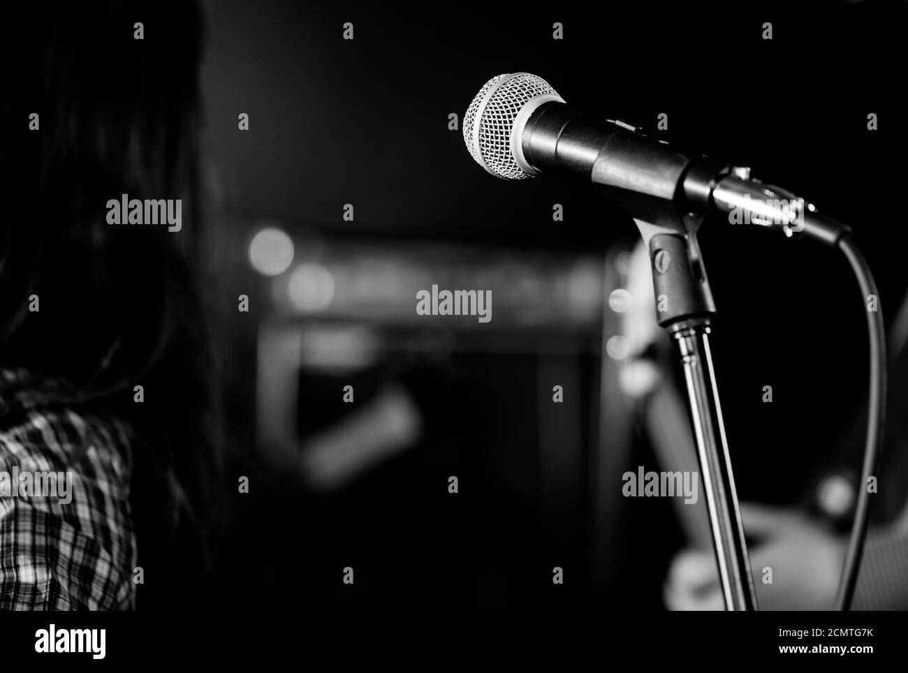 Music stage background Black and White Stock Photos & Images - Alamy