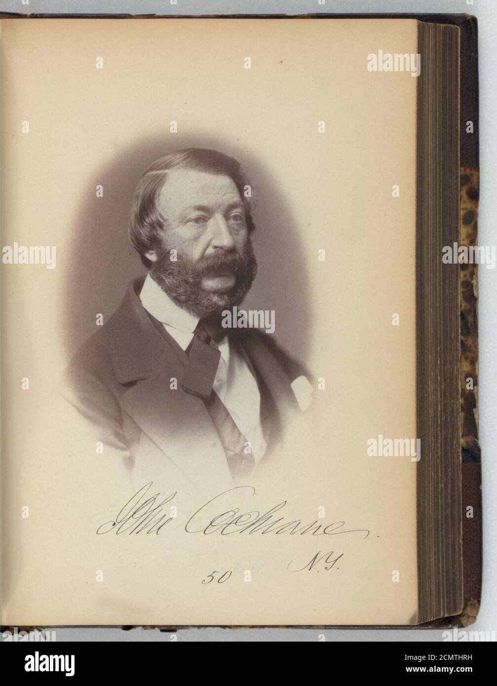 Vintage portrait of john cochrane hi-res stock photography and images ...