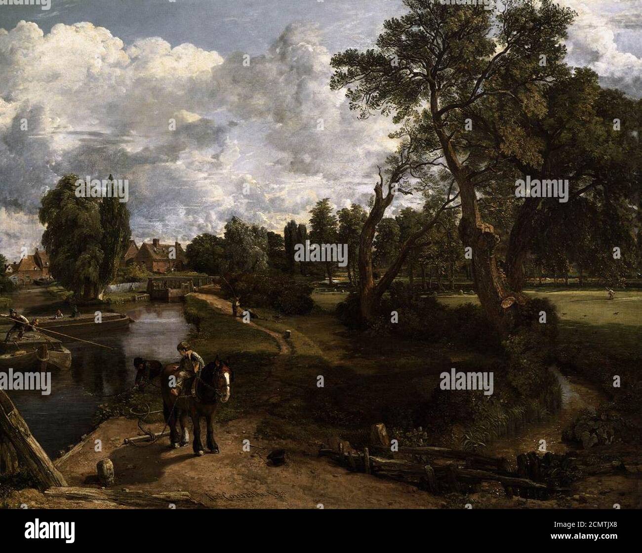 John Constable - Flatford Mill Stock Photo - Alamy
