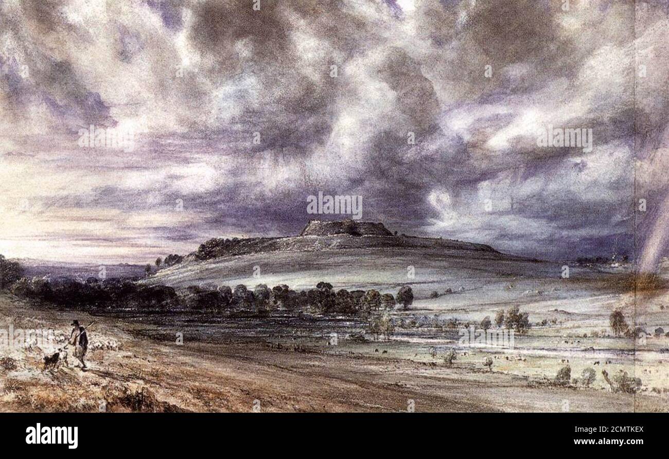 John Constable - Old Sarum Stock Photo - Alamy