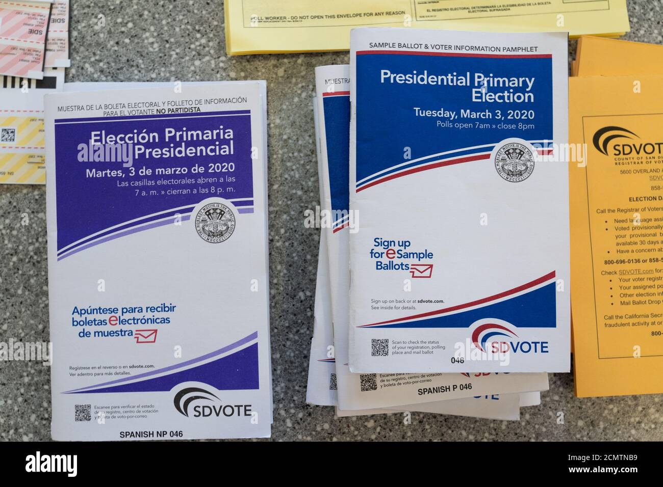 Sample 2020 primary democratic hi-res stock photography and images - Alamy