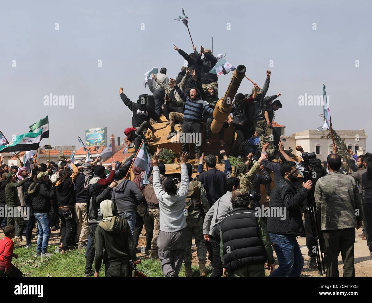 Joint turkish russian military patrols hi-res stock photography and ...