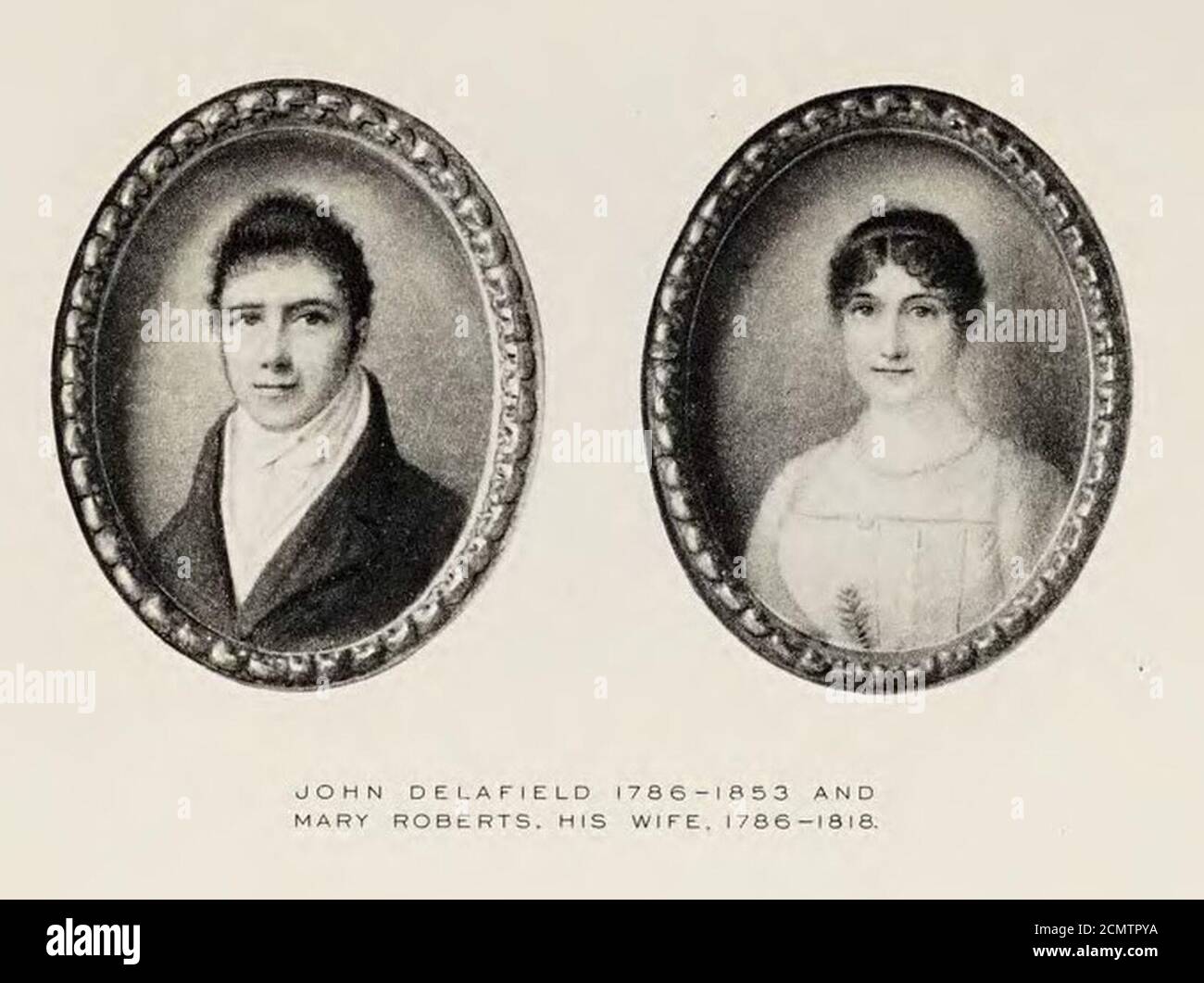 John Delafield and Mary Roberts (page 438 crop Stock Photo - Alamy