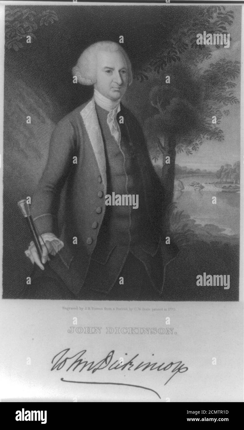 Portrait of john dickinson hi-res stock photography and images - Alamy