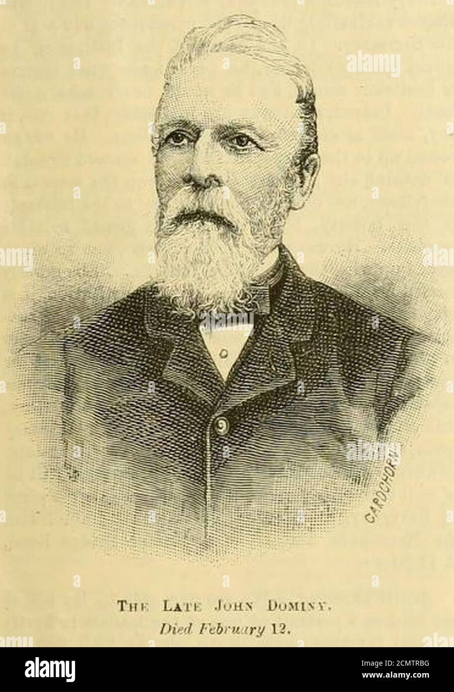 John Dominy 1891 Stock Photo - Alamy