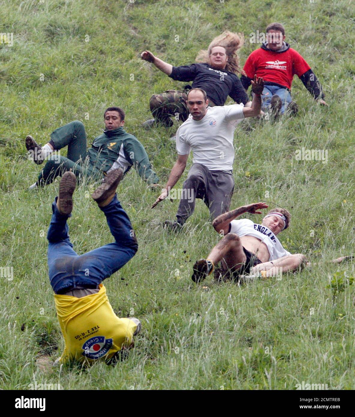Gloucester cheese roll hi-res stock photography and images - Alamy