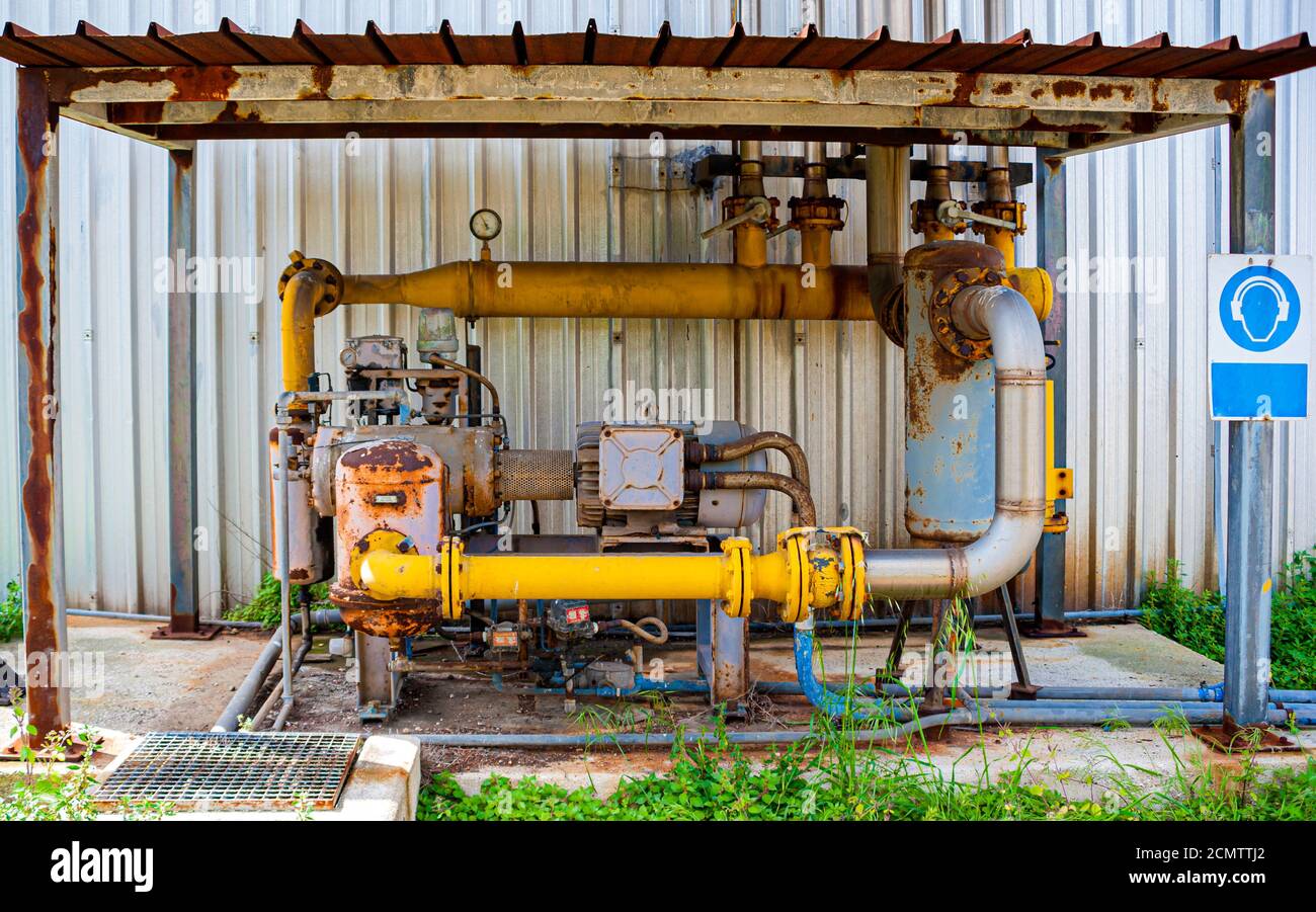 Old pumping station water supply Stock Photo - Alamy