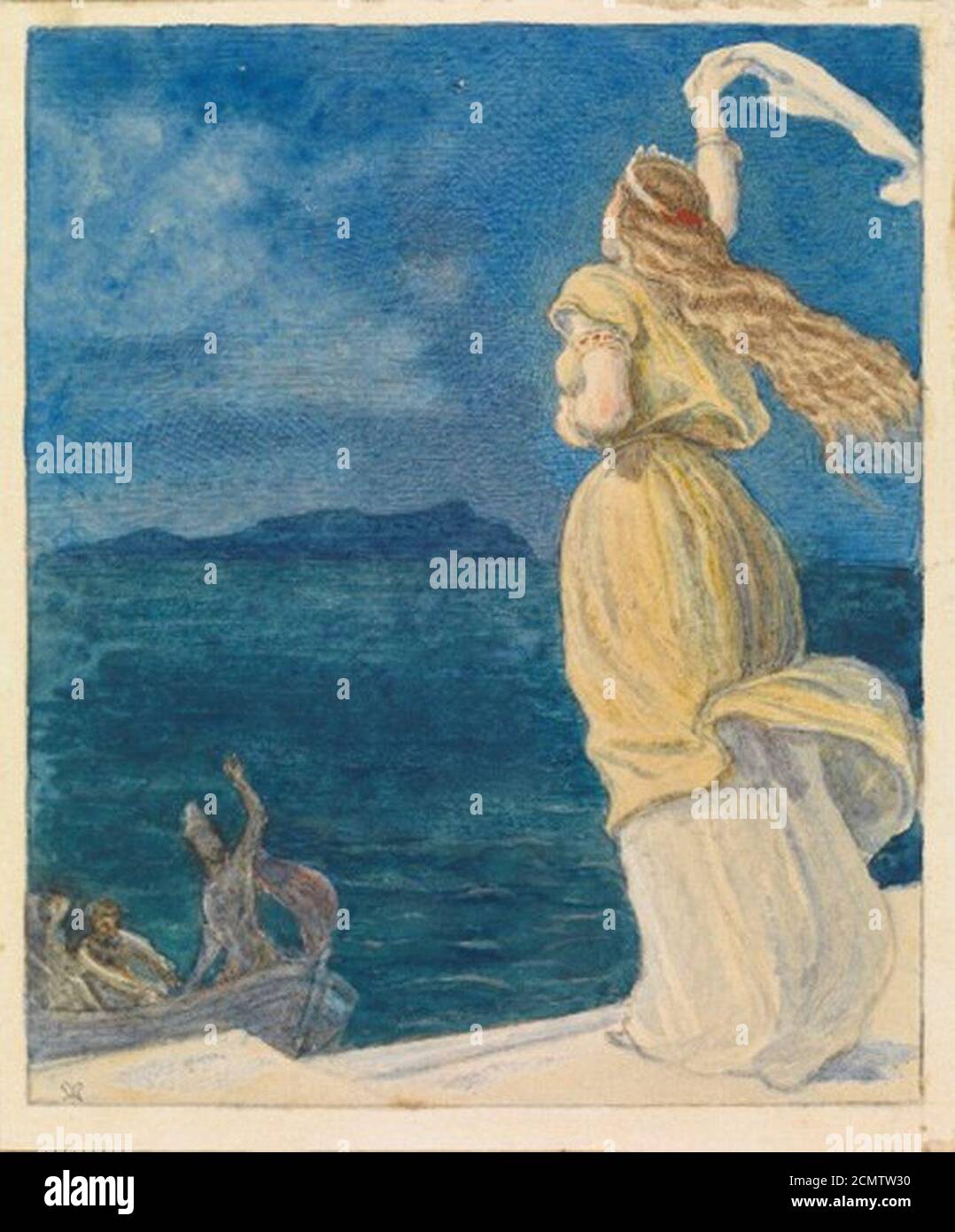 John Everett Millais - The Parting of Ulysses, c. 1862 Stock Photo - Alamy