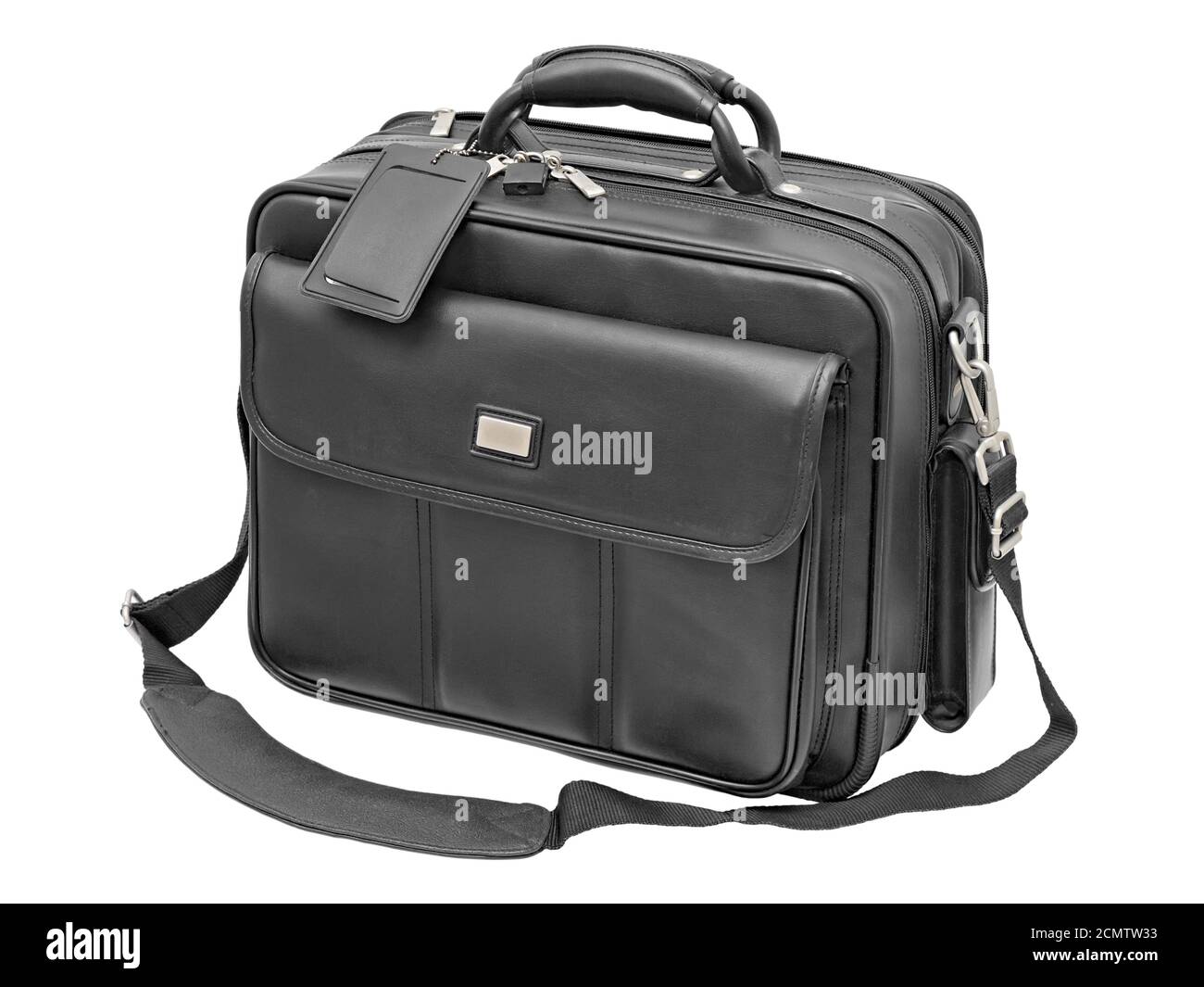 black notebook bag isolated on white background Stock Photo - Alamy