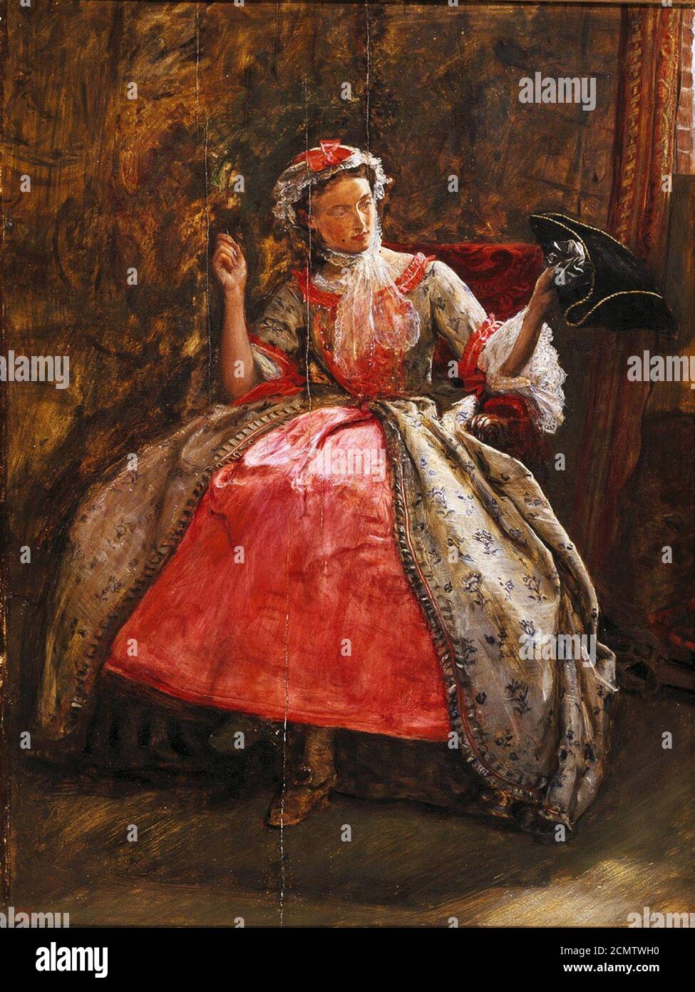 John Everett Millais - The White Cockade Stock Photo - Alamy