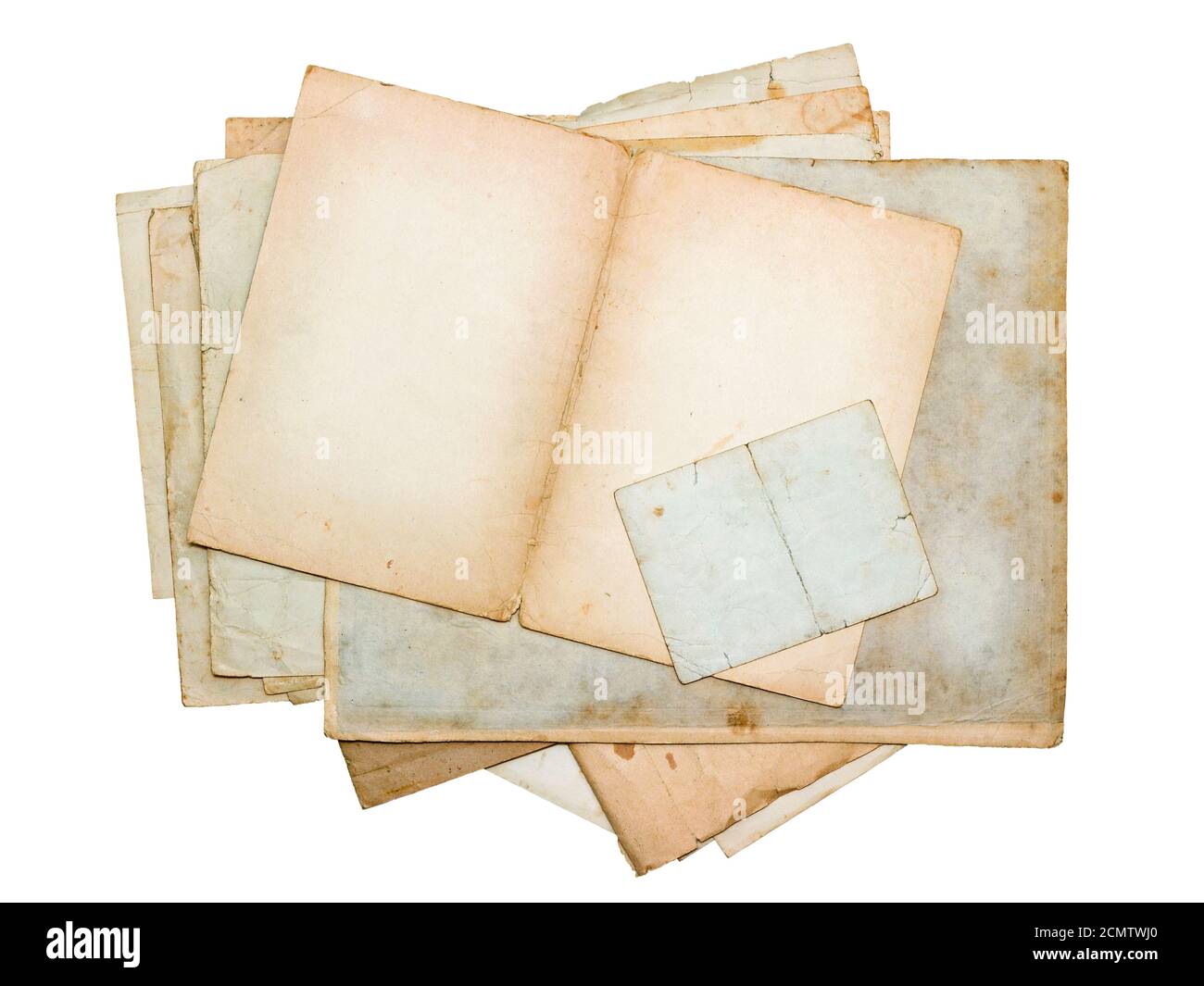 Old paper stack isolated book hi-res stock photography and images - Alamy