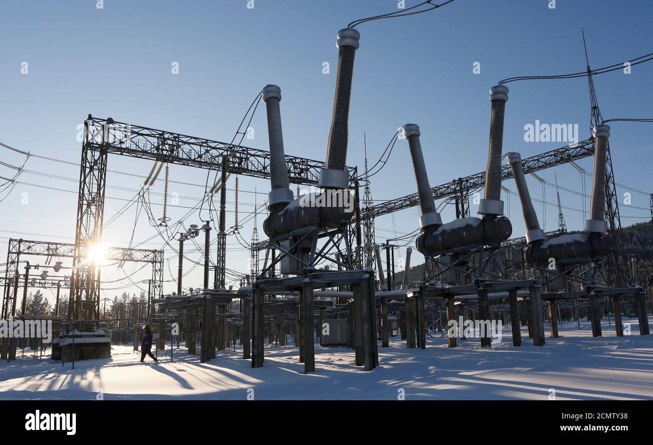 The russian hydroelectric power station hi-res stock photography and ...