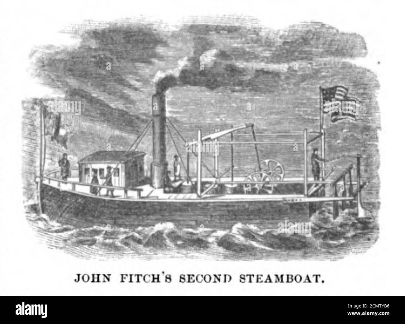 John Fitch's Second Steamboat from Scharf History of Delaware 1888 ...