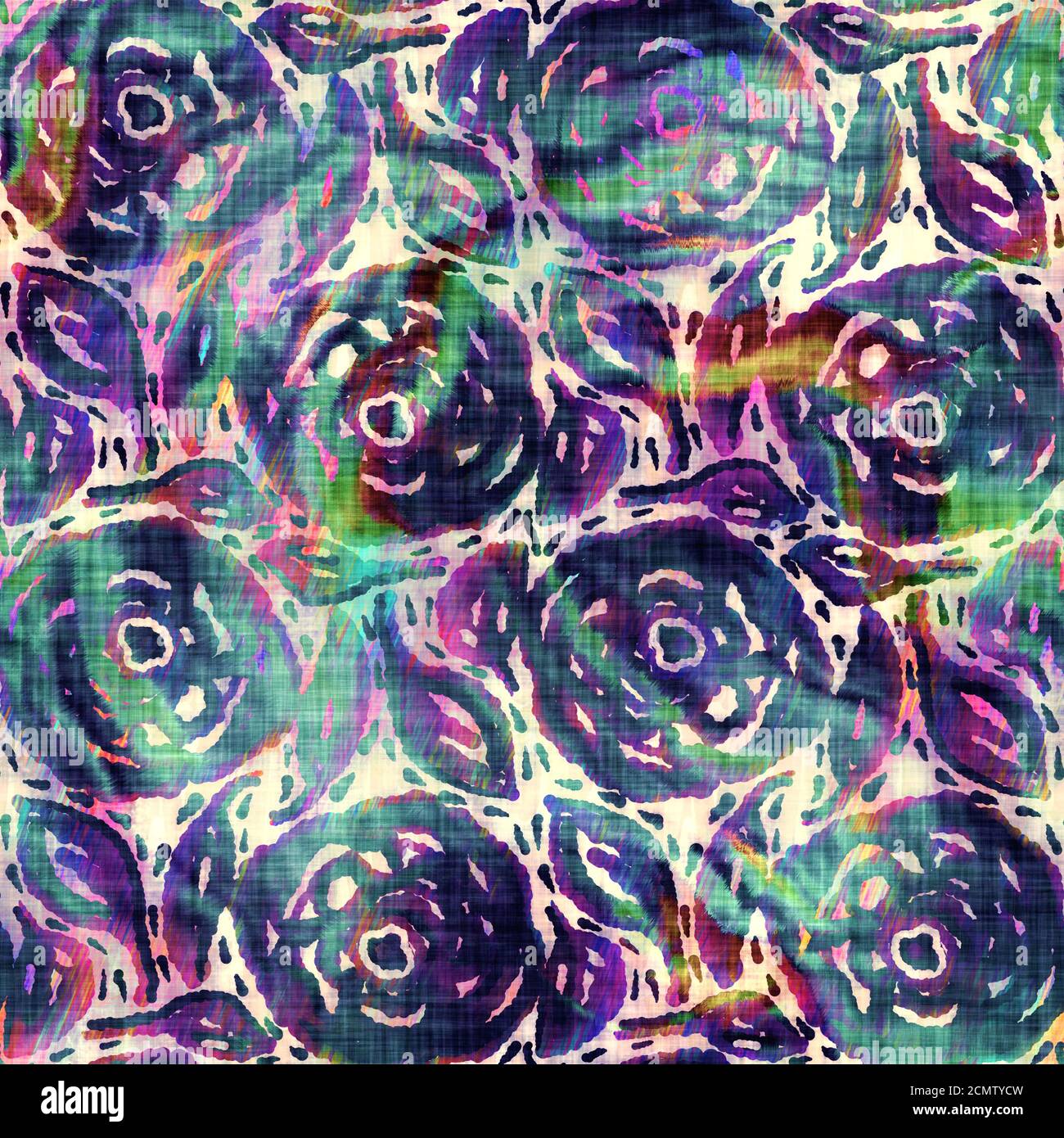 Blurry rainbow glitch artistic floral texture background. Irregular ...